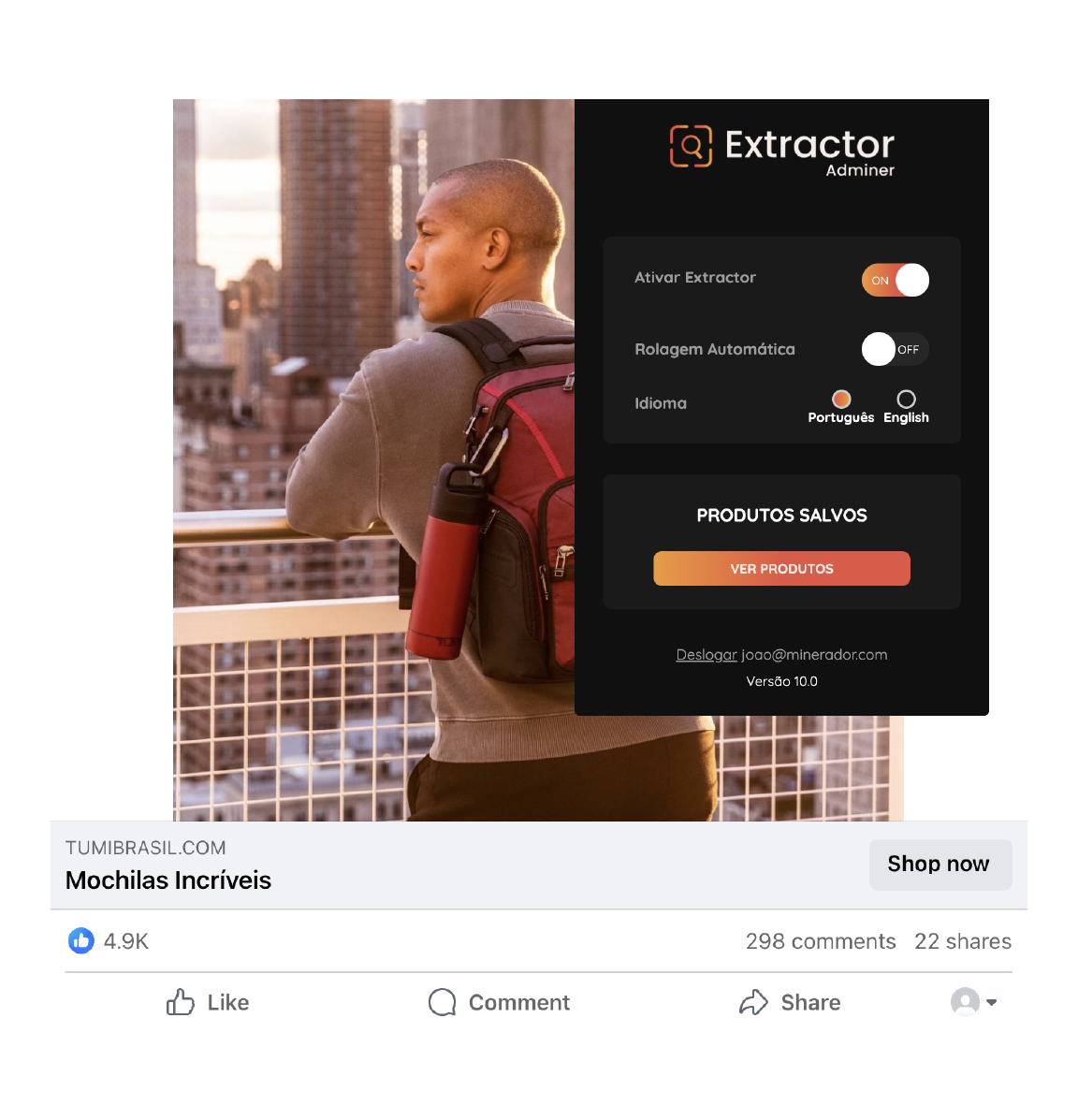 Adminer - Extensão Grátis